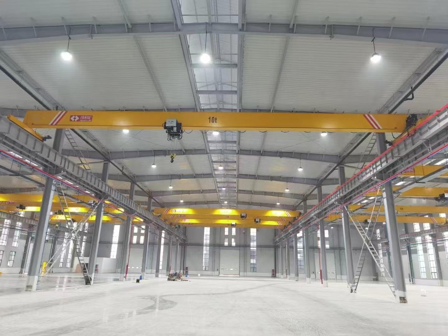 Single beam bridge crane