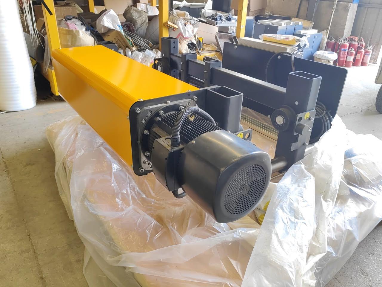 5-ton FEM standard electric hoist packed for Dubai shipment