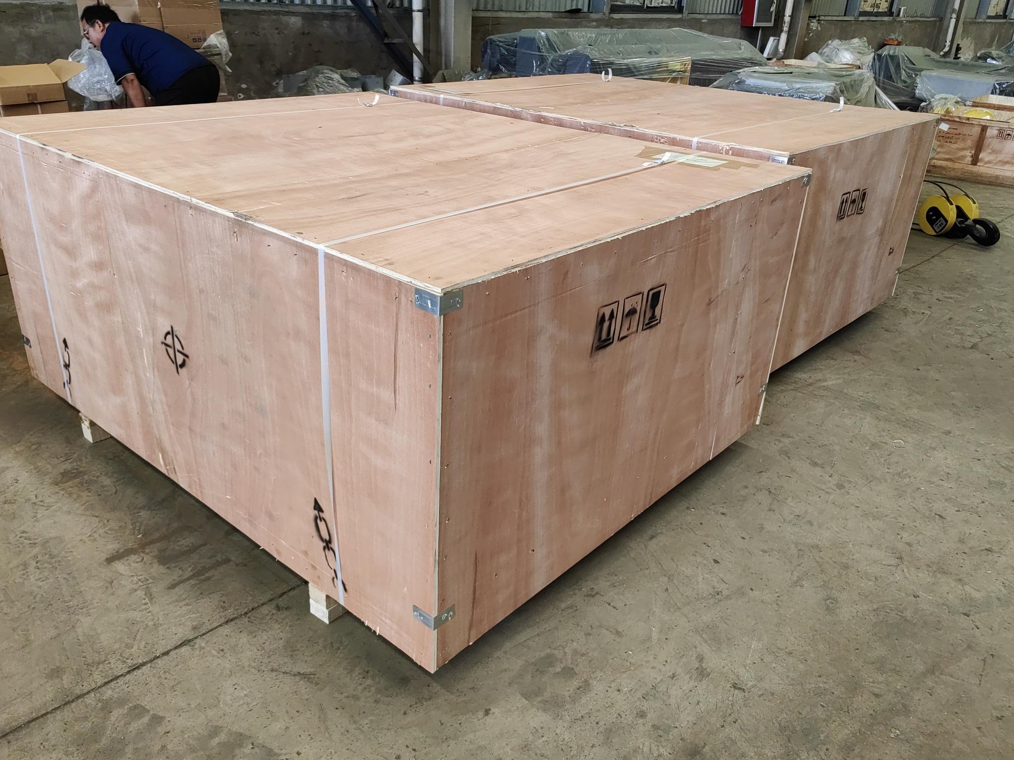 electric hoist packed for Dubai shipment