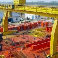China Cab Operation L Leg Box Beam Double Cantilever Gantry Crane 50/10T for sale