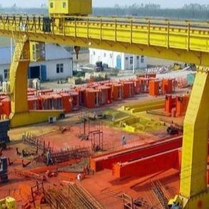China Cab Operation L Leg Box Beam Double Cantilever Gantry Crane 50/10T for sale