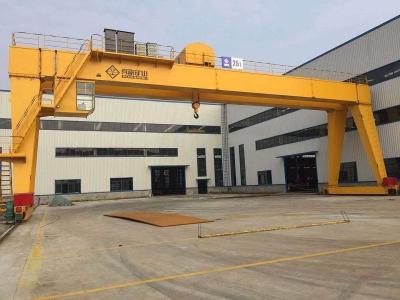 China IP55 Rail Mounted Double Girder 20 Ton Gantry Crane For Iron Steel Chemical Industry for sale