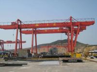 China 40 Ton Double Girder Gantry Crane Mining Material Handing Traveling for sale