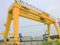 China 3t 220v Double Girder Gantry Crane With Hoist Machine for sale