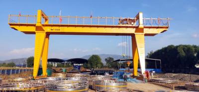 China 50t MG Type Warehouse Gantry Crane Double Beam With Hoist for sale
