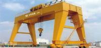 China Outdoor Double Girder Rail Gantry Crane Customized 50/10 Ton for sale