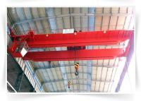 China ISO 50 / 10 Ton Electric Double Girder Bridge Crane For Warehouse for sale