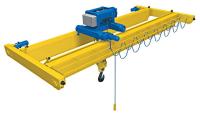 China European Standard Double Girder Eot Crane Overhead Hoist System for sale