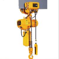 China Remote Control Workshop 2t 3t Electric Chain Hoist 2.8 - 8.8m/Min for sale