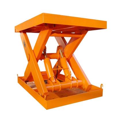 China 0.5kw-21kw Single Scissor Fork Hydraulic Lifting Platform For Production Line for sale