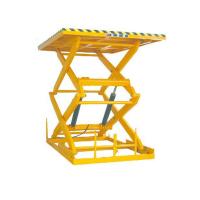 China 400~8000kg Hydraulic Double Scissor Lift Table For Factory High Strength for sale