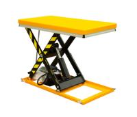 China 990 - 1400mm Fixed Scissor Lift Platform 1000kg Hydraulic Drive Capacity for sale