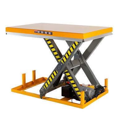 China Scissor Type Heavy Duty Electro Hydraulic Lift Work Table 1m Height for sale