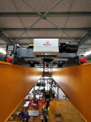 China 20 ton double girder crane/European double girder overhead travelling trolley manufacturer for sale
