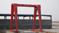 China Port Cargo Yard Single Beam 20 Ton Gantry Crane With Overload Protection for sale