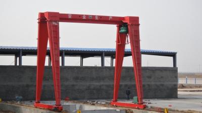 China Port Cargo Yard Single Beam 20 Ton Gantry Crane With Overload Protection for sale