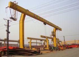 China Easy Install L Type Workshop 200 Ton Gantry Crane Single Girder for sale
