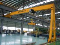 China Customized A5 20T Single Girder Semi Gantry Crane For Concrete Plant for sale