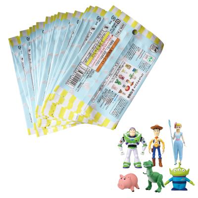 China Eco-Friendly Cute Cartoon Character Bag Disposable Hot Selling Poly Packaging And Cards Bag For Toys Frosted Zipper Bag for sale