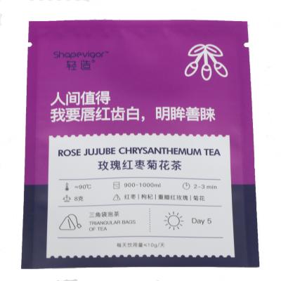 China 100% Food Grade Flat Bottom Disposable Pouches With Zipper Custom Printed Morinaga Powder Tea Bags Package Coffee With Three Sides Seal Bag for sale
