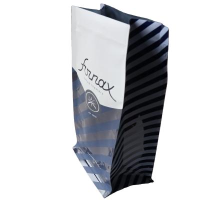 China Flat Bottom Moisture Proof Luxury Reusable Coffee Bag With Valve Wholesale Packaging Bag for sale