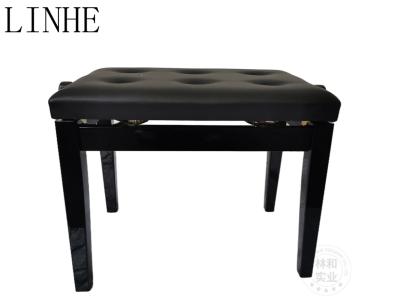 China Professional wooden music stool black adjustable piano bench for China manufacturer comfortable adjustable piano bench, for sale