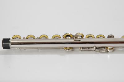 China flute 16 open holes C key G key off set silver plated Sterling silver is the most common type of flute material for sale