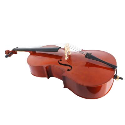 China 4/4 Linden Plywood Musical Instruments Cello for Beginer The bow is generally made of Brazil wood or sappanwood, it is for sale