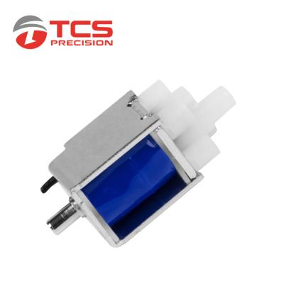 China Plastic 6 Volt DC Solenoid Valve 2 Position 3 Way Normally Closed Electric Solenoid Valve for sale