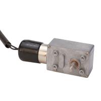 China Vertical 34mm DC Worm Gear Motor Brushless Parallel Axis DC 12V Low Speed for sale