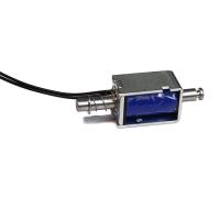 China DC 12V Linear Push Pull Solenoid Electromagnet Electric 350mmHg REACH ROSH for sale