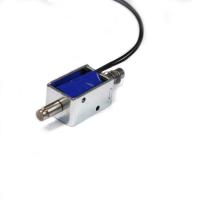 China DC 12V Linear Push Pull Solenoid Electromagnet Electric 350mmHg REACH ROSH for sale