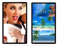 China 32 Inch Vertical Digital Signage Display Android WiFi Wall Mount for sale