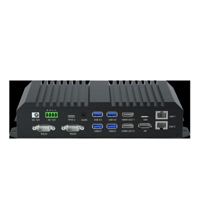 China Rockchip 8K RK3588 Android 12 RS232 RS485 DP HD MINI PC Industrial Control Box for sale