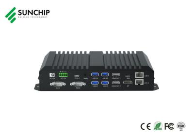 China RK3588 Octa Core Edge Computer Media Player Box 8K HD DP Android 12 Metal From Sunchip for sale