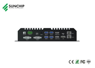 China RK3588 Media Player Box Edge Computing AIoT NPU 6Tops 8K Android 12 RS232 RS485 Metal for sale