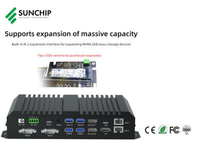 China RK3588 8K Edge Computing Box 4GB + 32GB Android 12 Industrial Control Player Box for sale