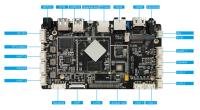 China RK3566 Industrial Embedded PCBA Development Board Rockchip Six Core Android 11 Mainboard for sale