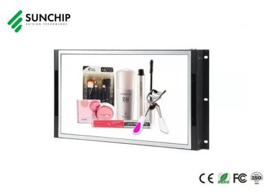China RK3566 LCD Advertising Screen Wifi 4G Ultra Thin Open Frame Interactive Digital Signage for sale