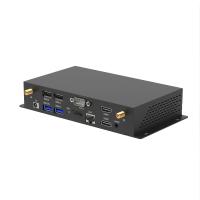 China Black Digital Signage Media Player Box Edge Computing Device Support RK3568 android 11 OS for sale