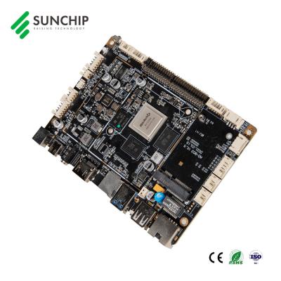 China Industrial Control Embedded ARM Board RK3399 PCBA With Ethernet 1000M 4G Hexa-Core 2K EDP for sale