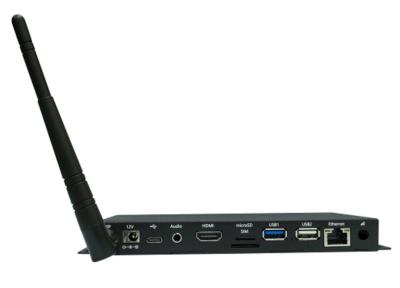 China 1000M Wired Network Support Digital Signage Android Playback Box with Remote Control for sale