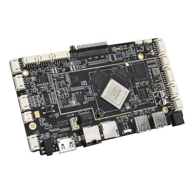 China Powerful RK3399 Board 4GB RAM LVDS EDP MIPI Android 10 OEM Android Board Wifi BT HD Support for sale