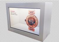 China Android OS WIFI 4G LTE Interactive Digital Signage Transparent LCD Display Showcase for sale
