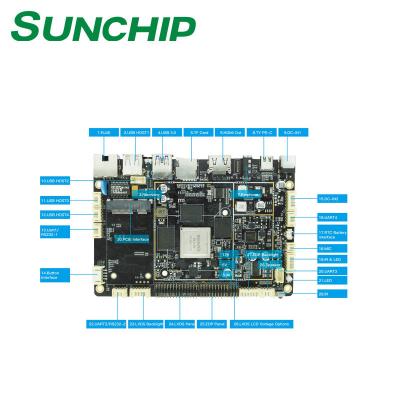 China Android 10 OS RK3399 Embedded System Board 6USB Host 3Uart Port POE WIFI BT 4K HD Supported for sale