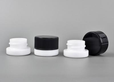 China Child Resistant White  Opal Glass Jars, Glass Jars For Lip And Perfume Balm Manufacturer Glass Concentrate Jar for sale