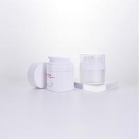 China 30ml&50ml Airless Cosmetic Packaging Jars With Pump, Double Wall Vacuum Protection For Private Beauty Brands for sale