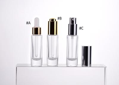 China Wholesale & Custom Small 12ml Mini Empty Luxury Glass Cosmetic Bottles For Facial Serum & Oil for sale