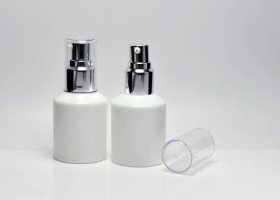 China BG-106X-40,40ml opal white glass serum bottle, opaque white glass primary skin care packaging for serum, moisturizer for sale