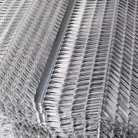 China Anti Corrosion Rib Lath Mesh 0.25mm 0.3mm 0.4mm 0.5mm Thickness for sale